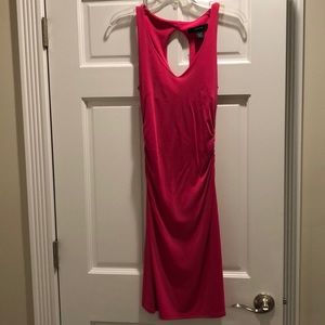 Express | Dresses | Hot Pink Express Dress With Keyhole Back | Poshmark